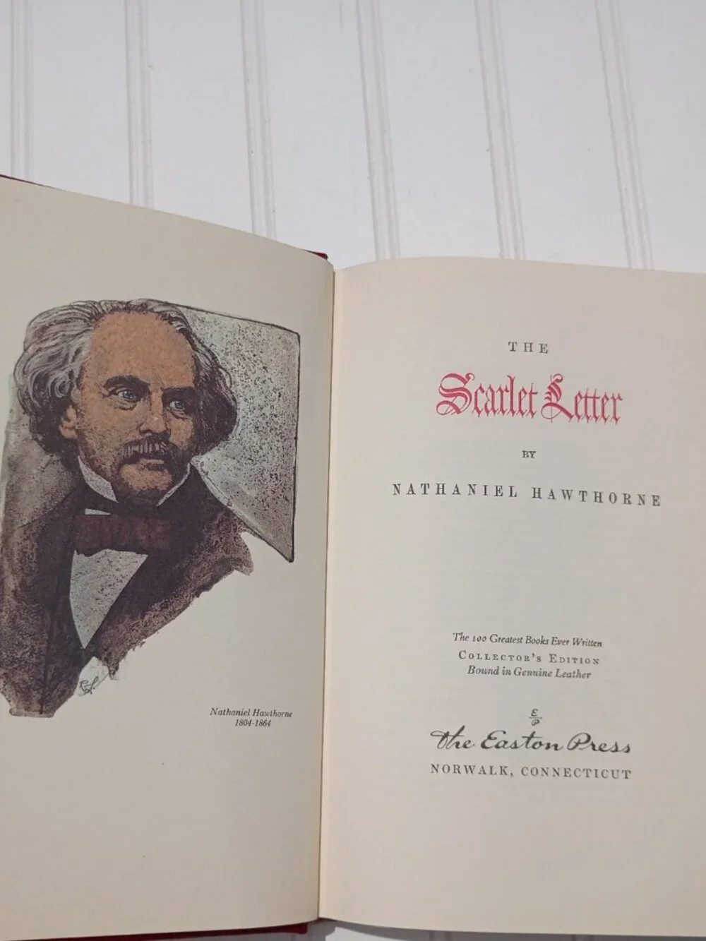 The Easton Press | Accents | Vintage The Scarlet Letter By Nathaniel ...